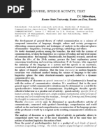 Difference Between Text and Discourse | PDF | Discourse | Linguistics