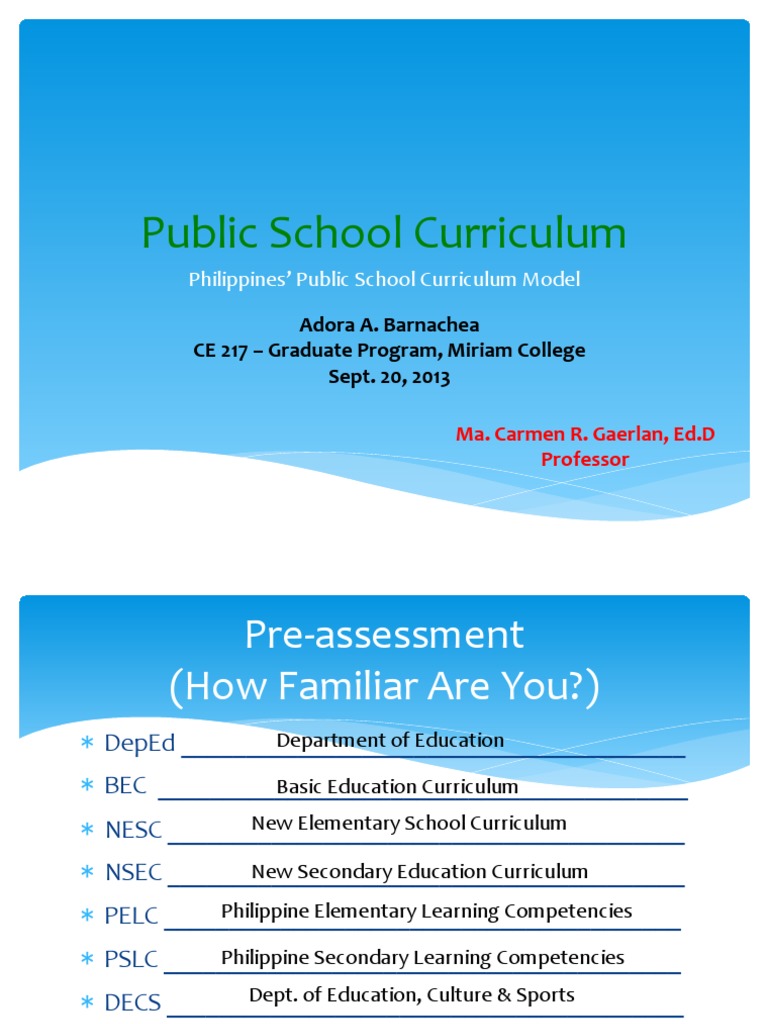 Curriculum Models PDF | PDF | Primary Education | Curriculum