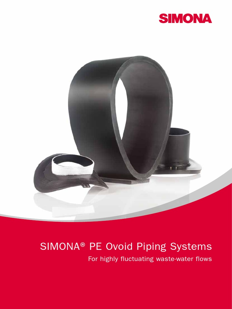 Ovoid Pipe Profiles-Simona | PDF | Sanitary Sewer | Pipe (Fluid Conveyance)