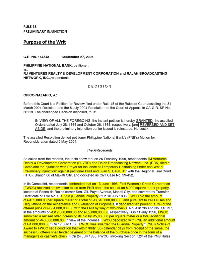 Rule 58, Secs 1-2 | PDF | Foreclosure | Injunction