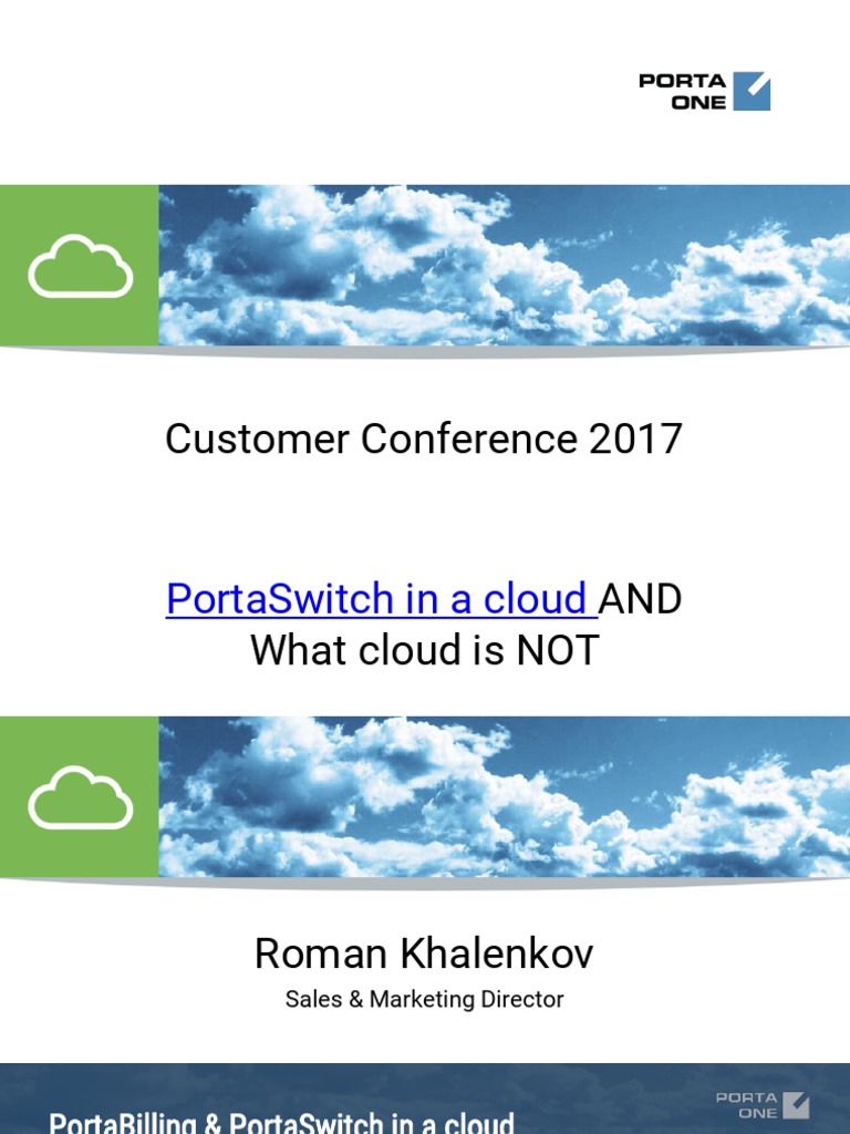 PortaSwitch in A Cloud | PDF | Cloud Computing | Areas Of Computer Science