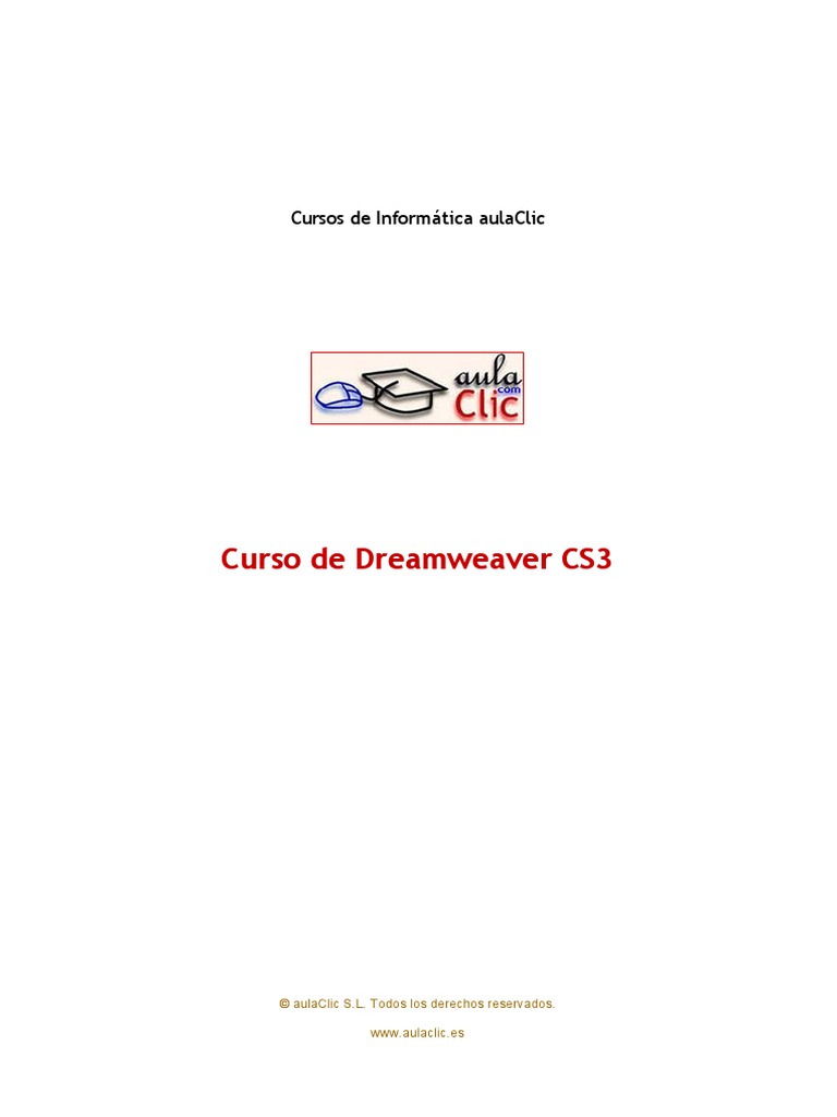 CurSode Dreamweaver Cs 3 | PDF | Adobe Dreamweaver | HTML
