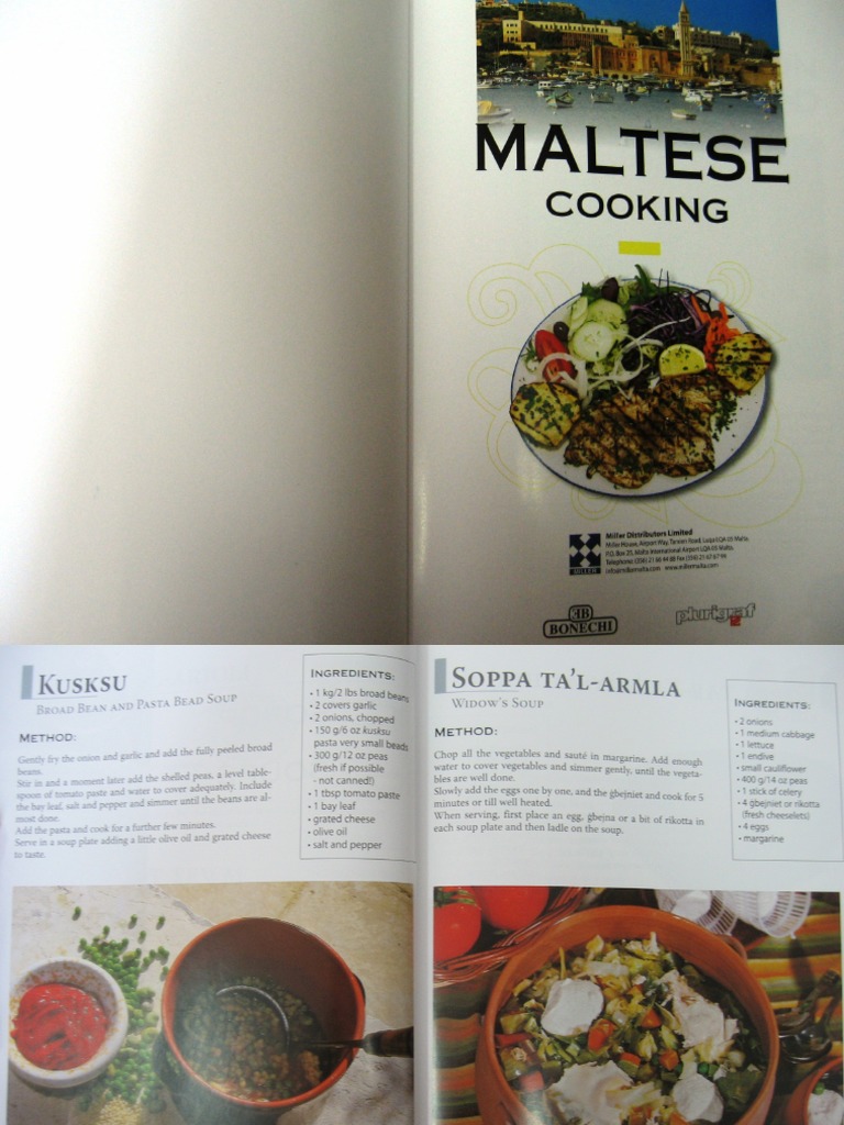 Maltese Recipes | PDF