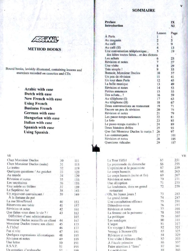 Assimil Book | PDF