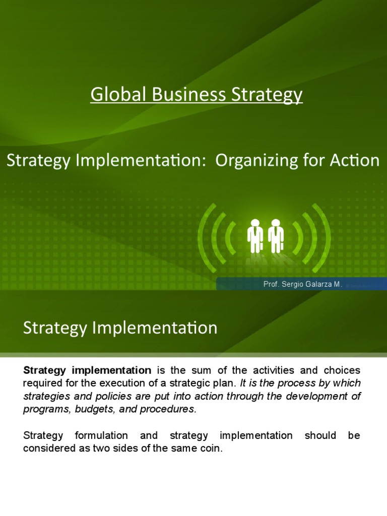 Strategy Implementation | PDF | Strategic Management | Strategic Planning