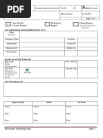 SAP ID Creation & Authorization Request Form: Administrative ...