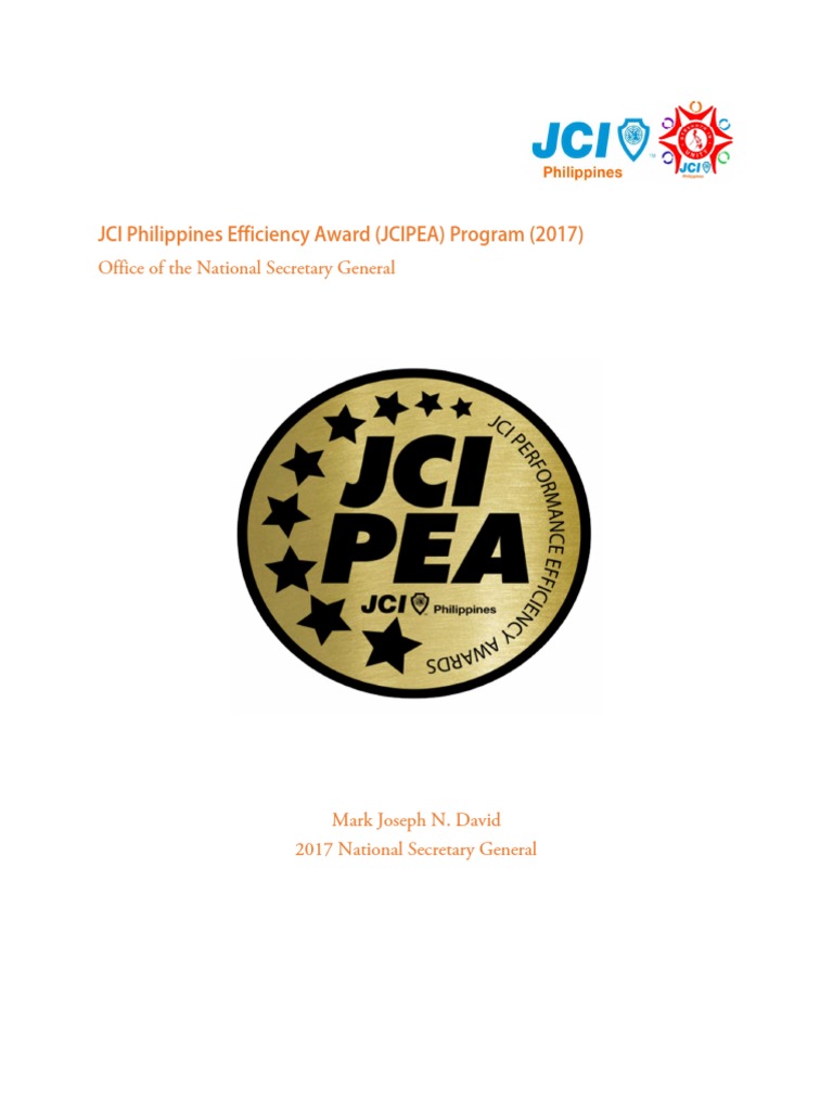 Jci Philippines Efficiency Award 2017 | PDF | Empowerment | Sustainability