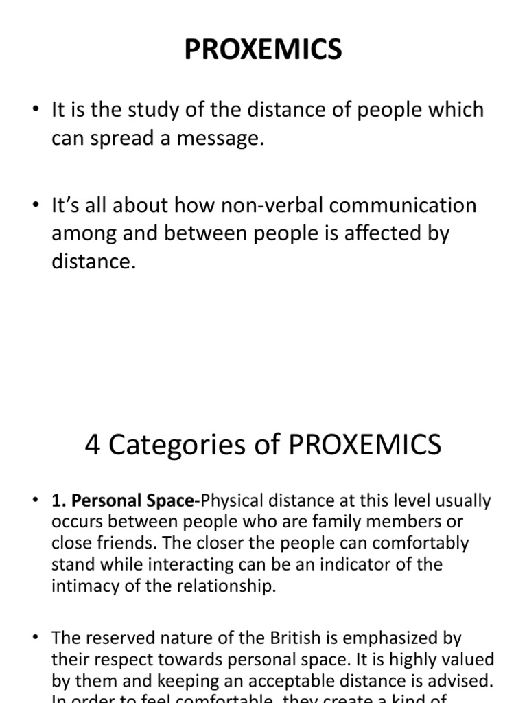 Understanding Proxemics: The Four Categories of Personal Space and ...