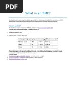 EU SME Definition User Guide | PDF | Small And Medium Sized Enterprises ...