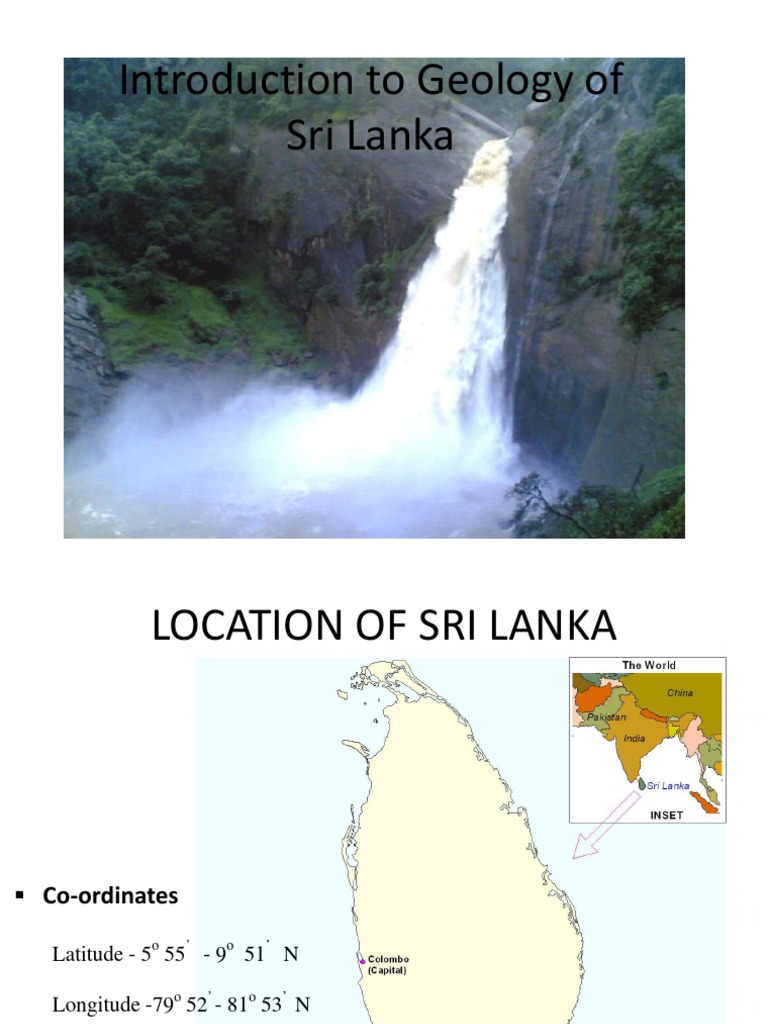 Geology of Sril Lanka | Rock (Geology) | Earth & Life Sciences