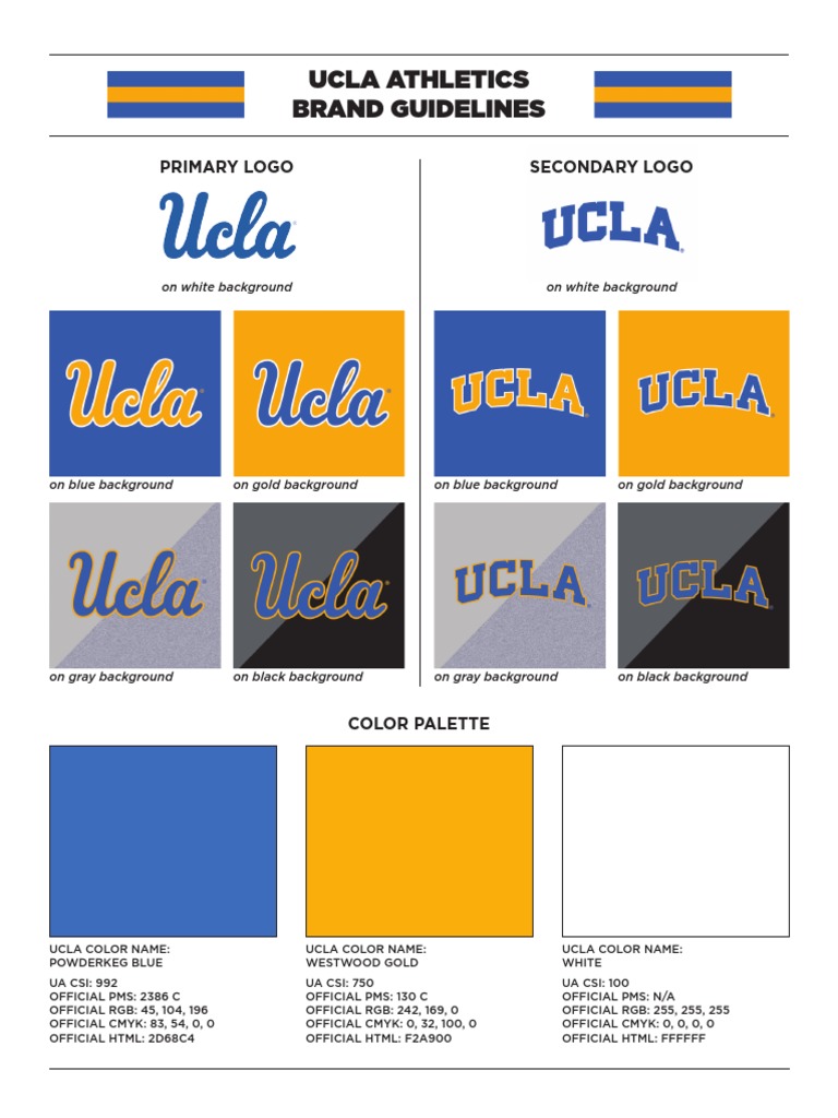 UCLA Logo Style Guide | PDF
