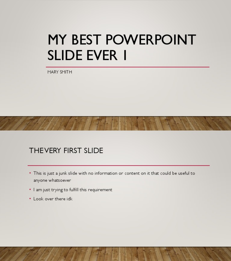 My Best Powerpoint Slide Ever 1 | PDF
