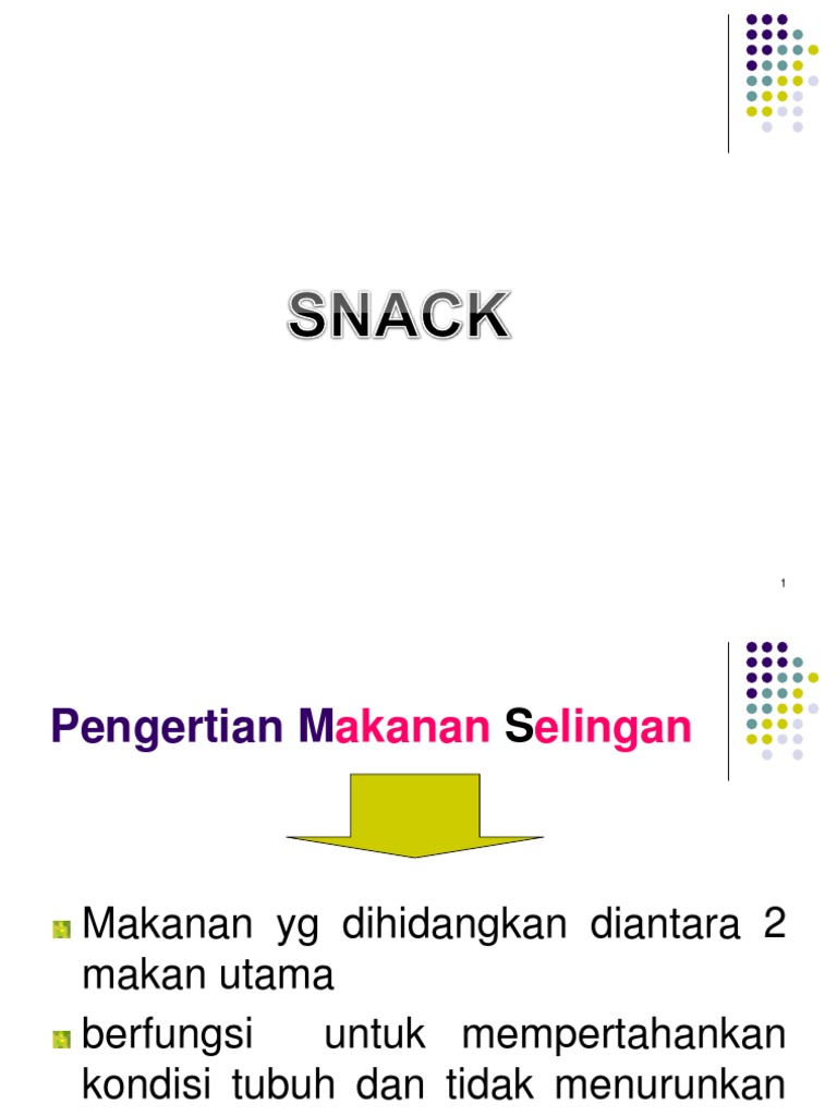 Snack | PDF
