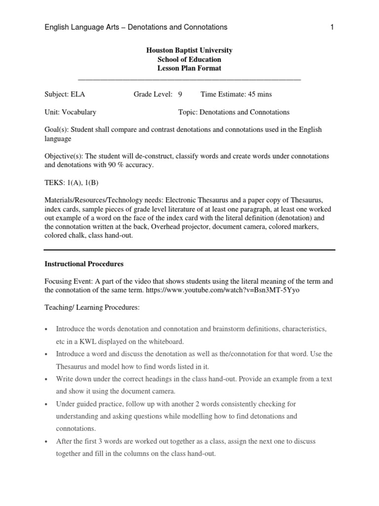Differentiated Lesson Plan Ela | Download Free PDF | Lesson Plan | Teaching