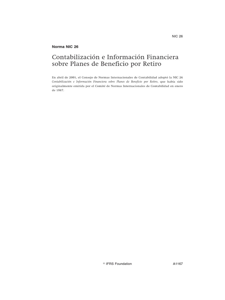 Nic 26 | PDF | normas internacionales de INFORMACION FINANCIERA ...