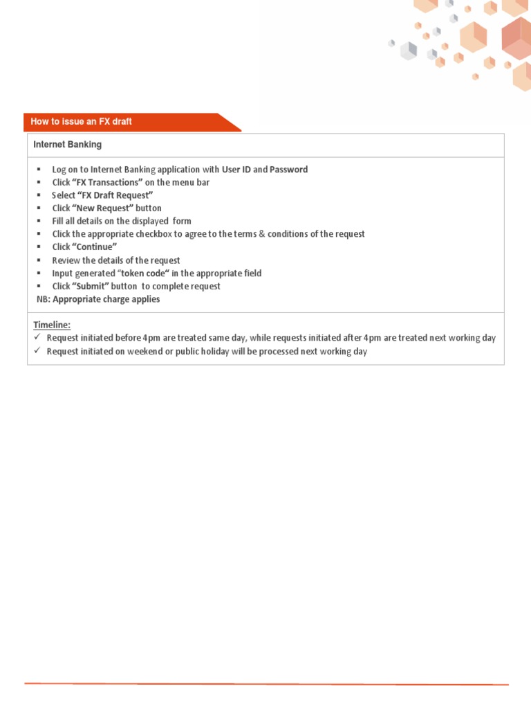 How To Issue An FXdraft PDF | PDF | Finance & Money Management | Computers