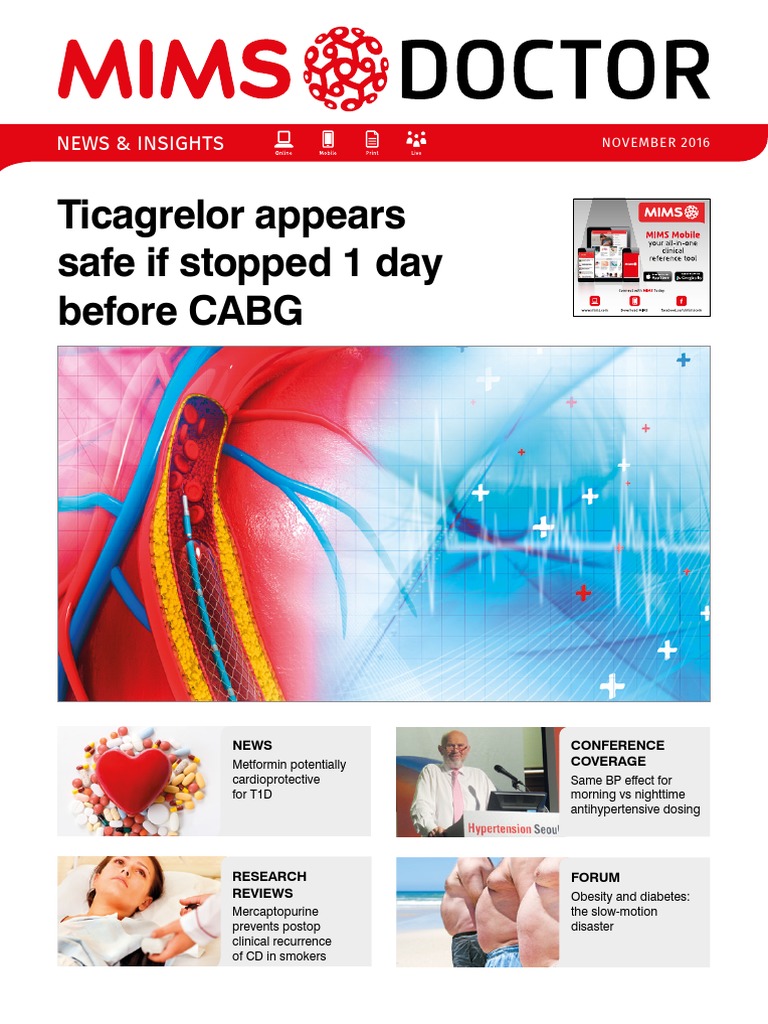 MIMS Doctor November 2016 RG | PDF | Health Sciences | Clinical Medicine