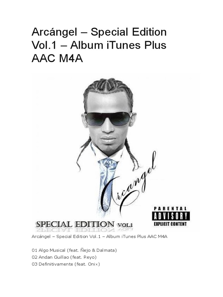 Arcángel: Special Edition Vol.1 Album | PDF