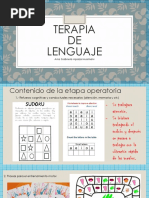 Ejercicios para Terapia de Lenguaje | PDF