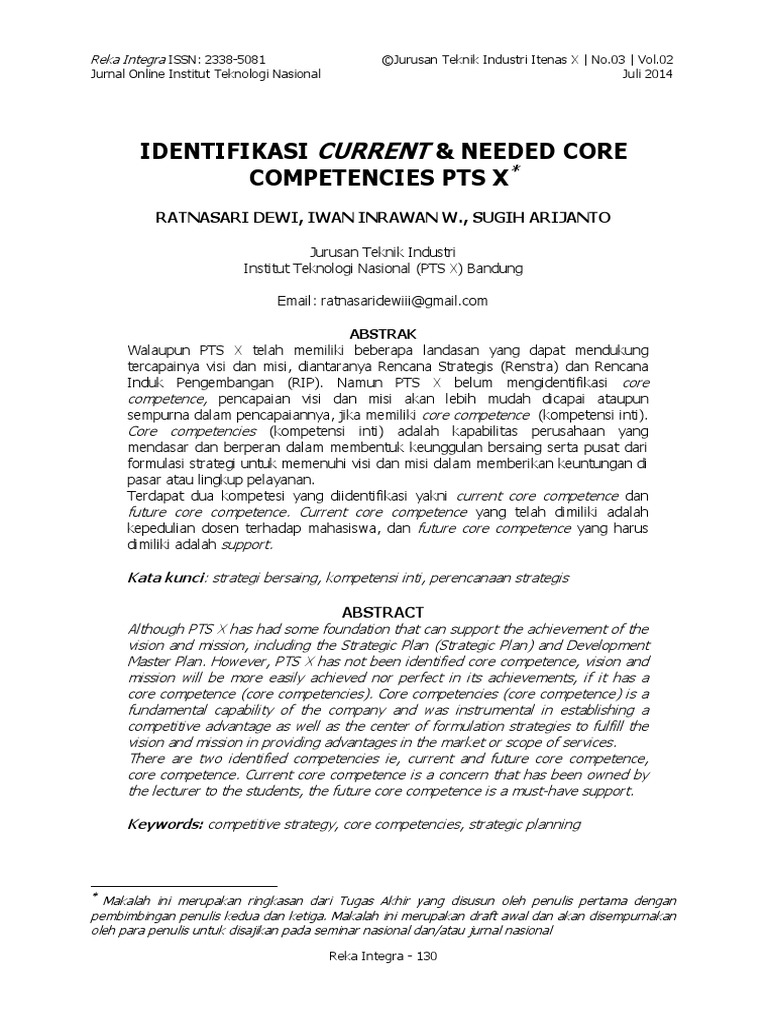 Core Competency | PDF