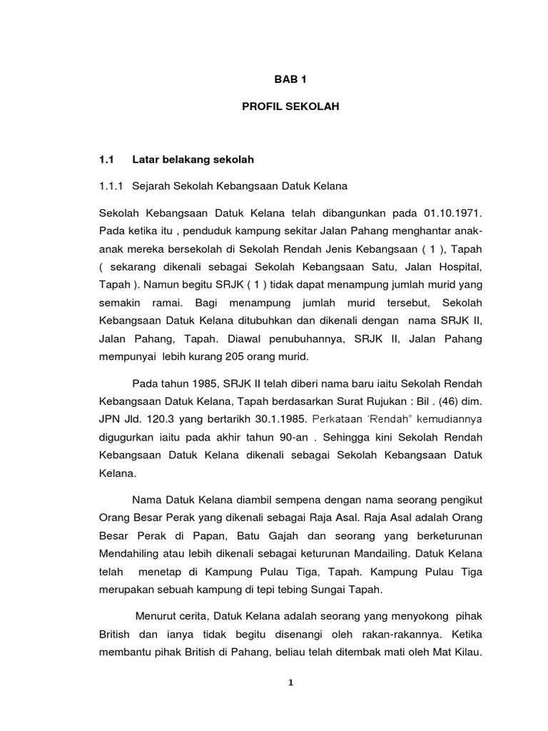 Sk Datuk Kelana Pdf