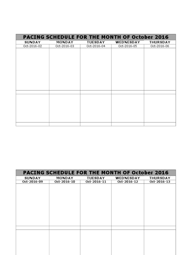 Pacing Schedule 2016-2017 (Original File) | PDF