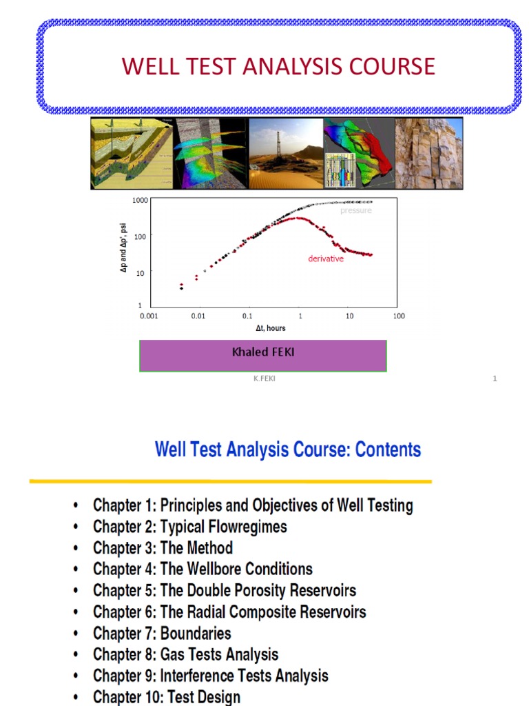 Well Test Analysis Course | PDF | Home & Garden | History