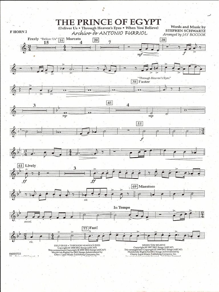 El Principe de Egipto | PDF