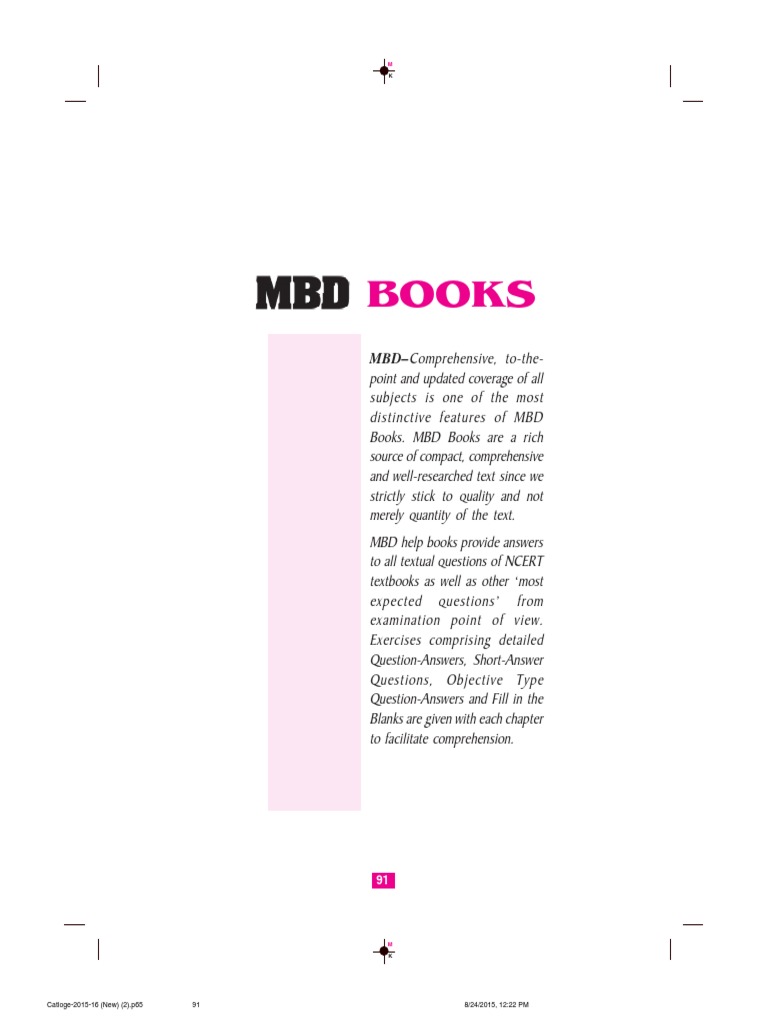MBD Books | PDF | Science And Technology | Economics