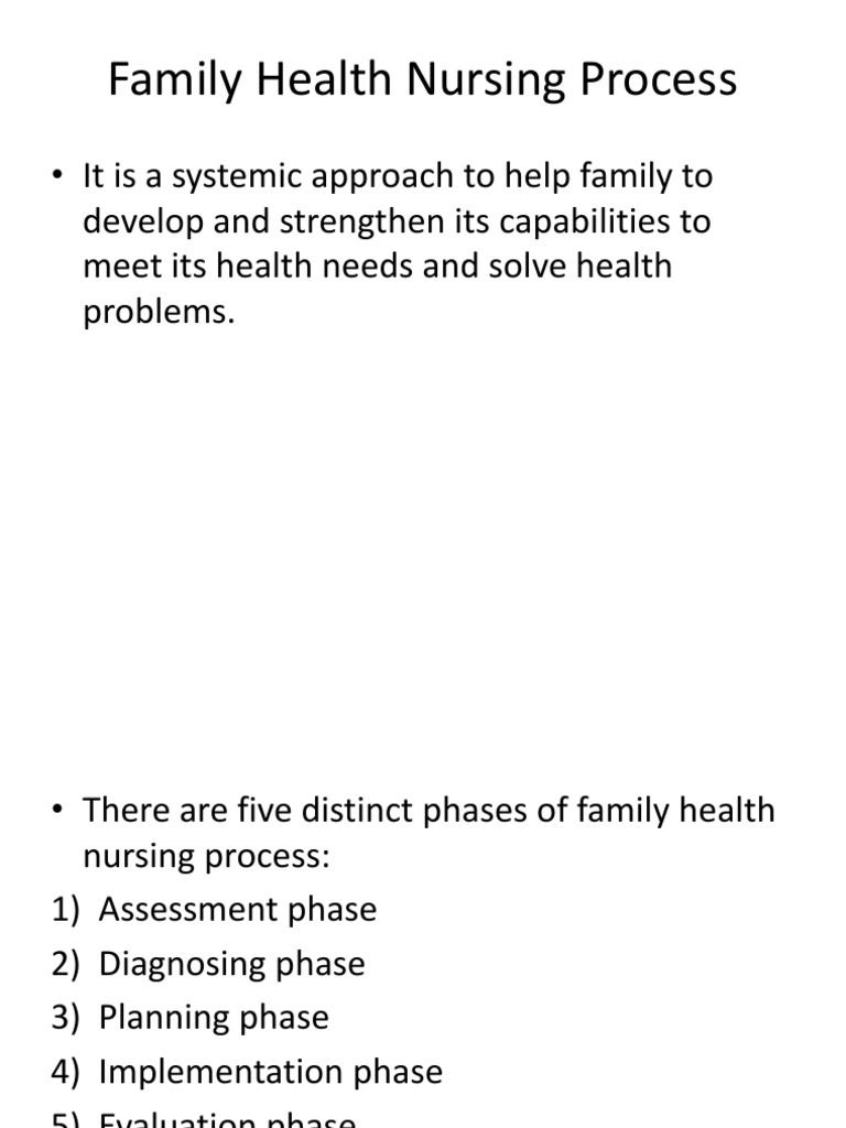Family Nursing Process | Educational Assessment | Medical Diagnosis