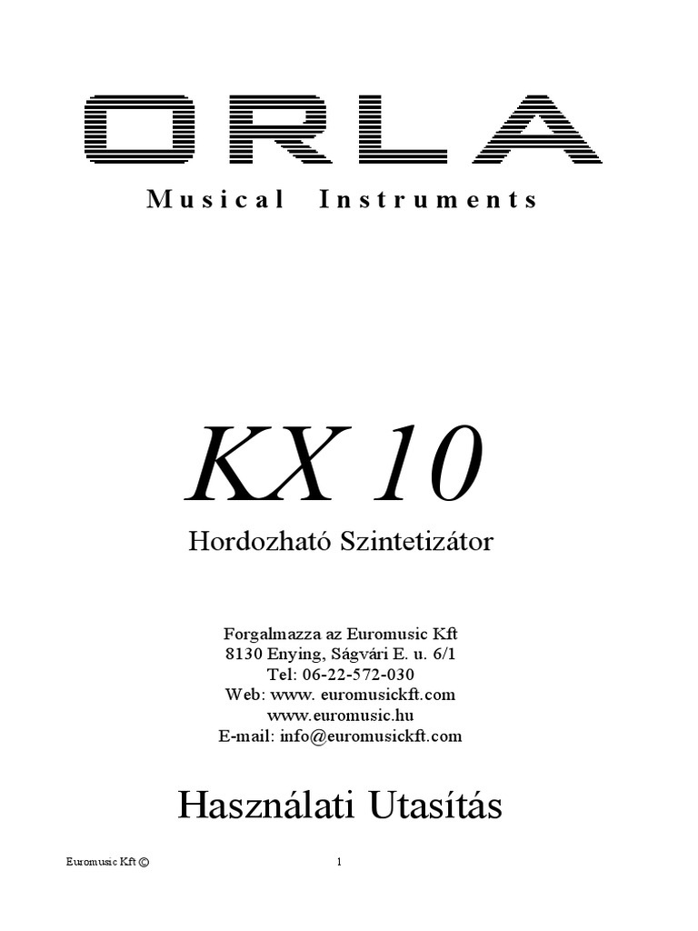 Kx10 Használati HU | PDF