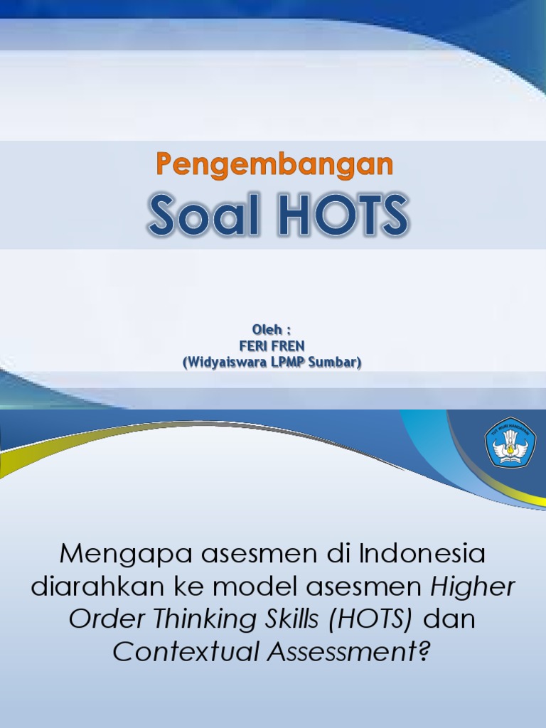 Soal HOT | PDF | Karier & Perkembangan | Sains & Matematika