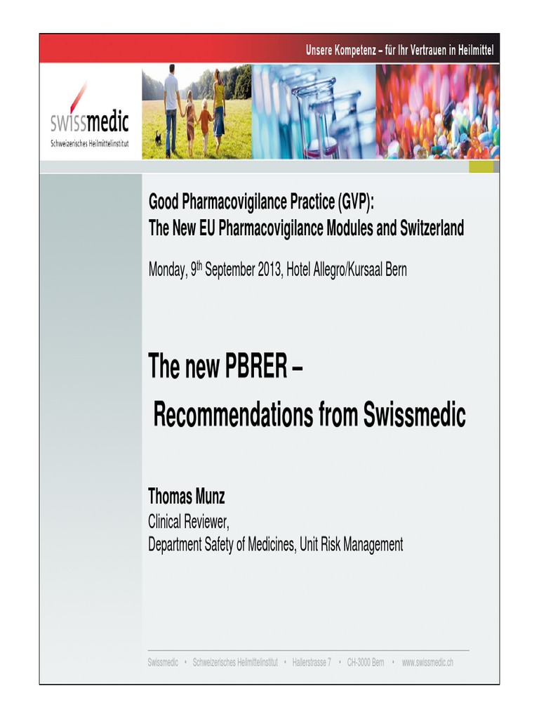 06 PSUR PBRER Thomas Munz | PDF | Pharmacovigilance | Pharmaceutical Drug