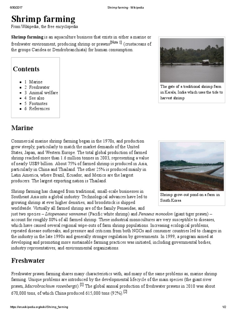Shrimp Farming | PDF | Shrimp | Aquaculture