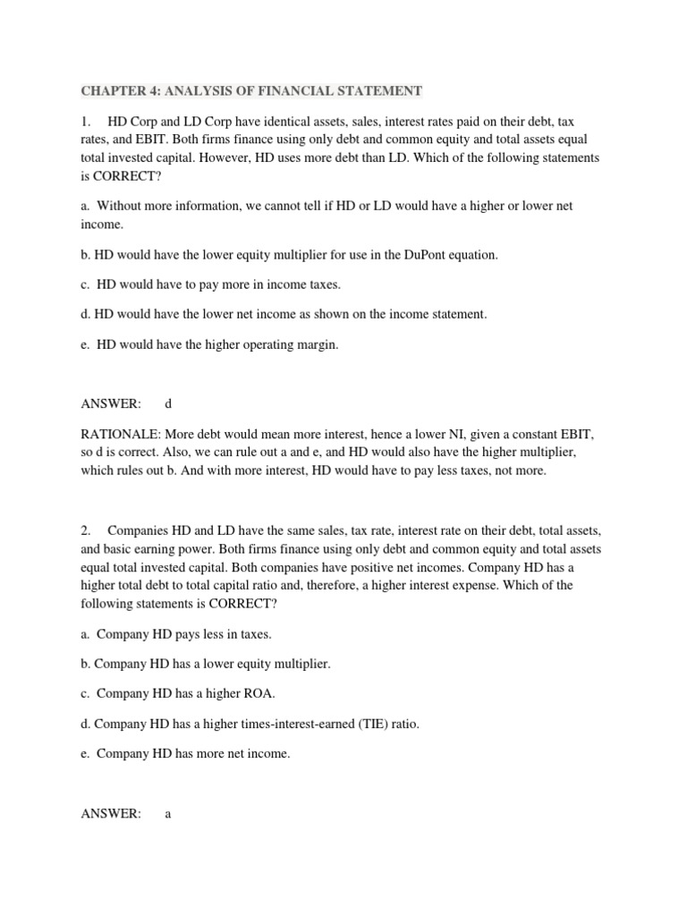 Chapter 4 | PDF | Debt | Equity (Finance)