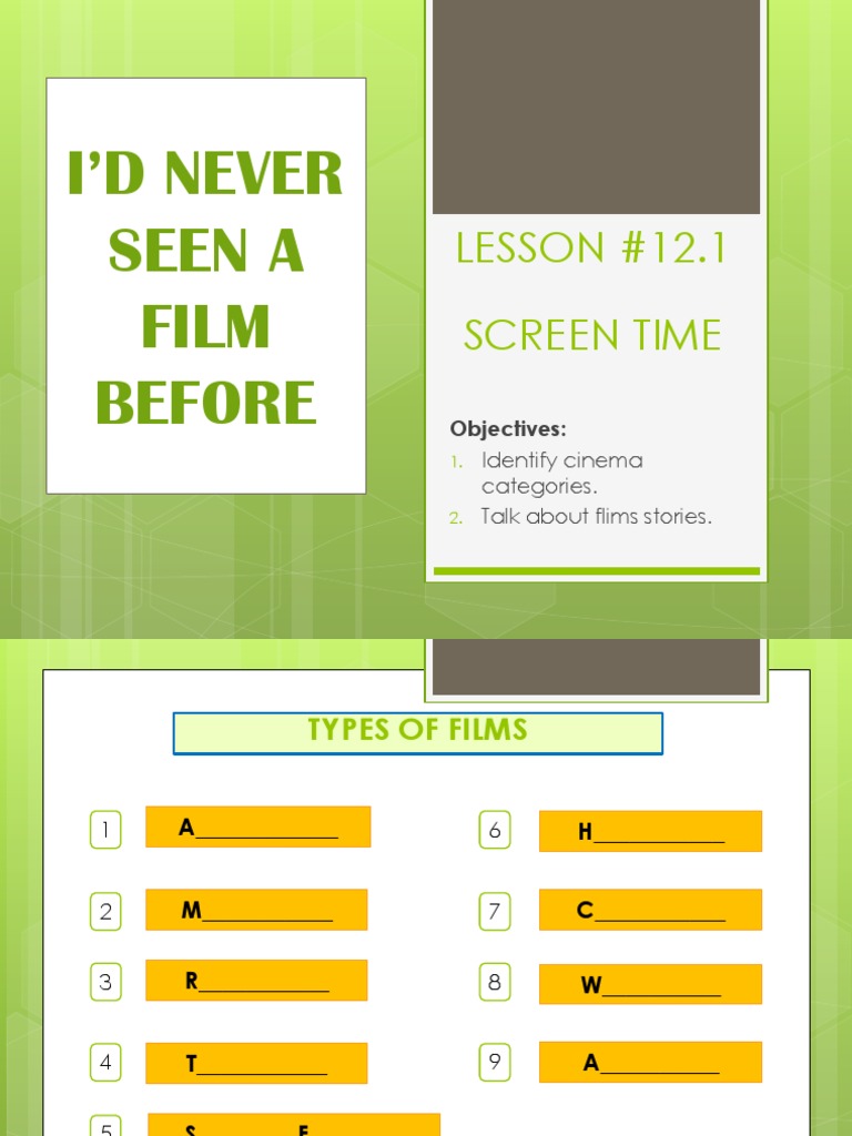 Film Categories and Story Discussion | PDF