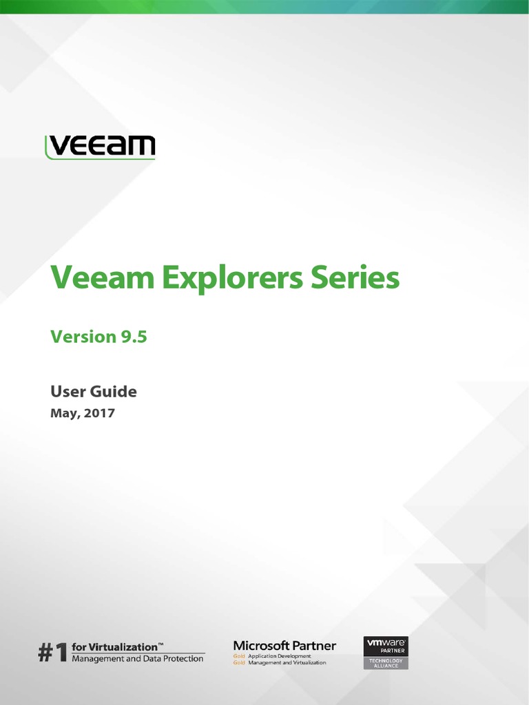 Veeam Backup 9 5 Explorers User Guide | PDF | Active Directory | Backup
