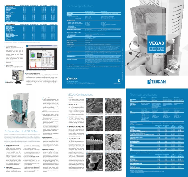 2017 01 VEGA3 Preview | PDF | Scanning Electron Microscope | Optics