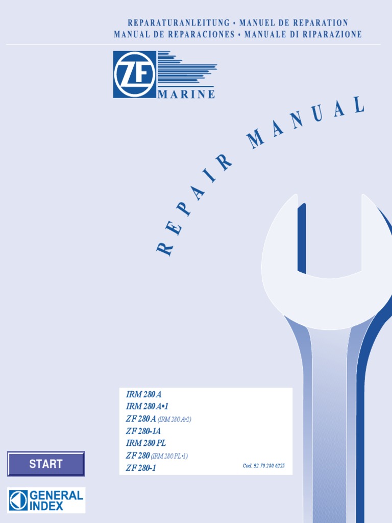 Repair Manual ZF - 280. | PDF