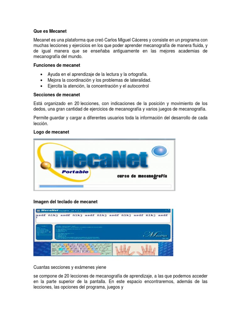Que Es Mecanet | PDF | Aprendizaje | Cognición