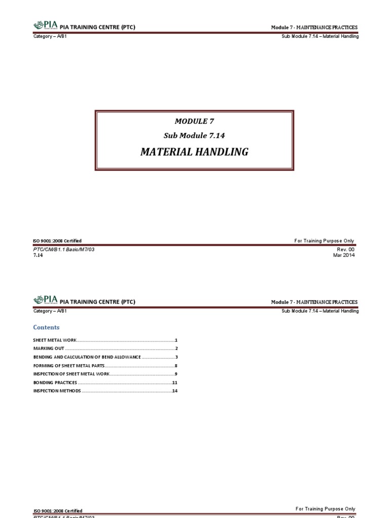 7 14 Material Handling PDF | PDF | Adhesive | Composite Material