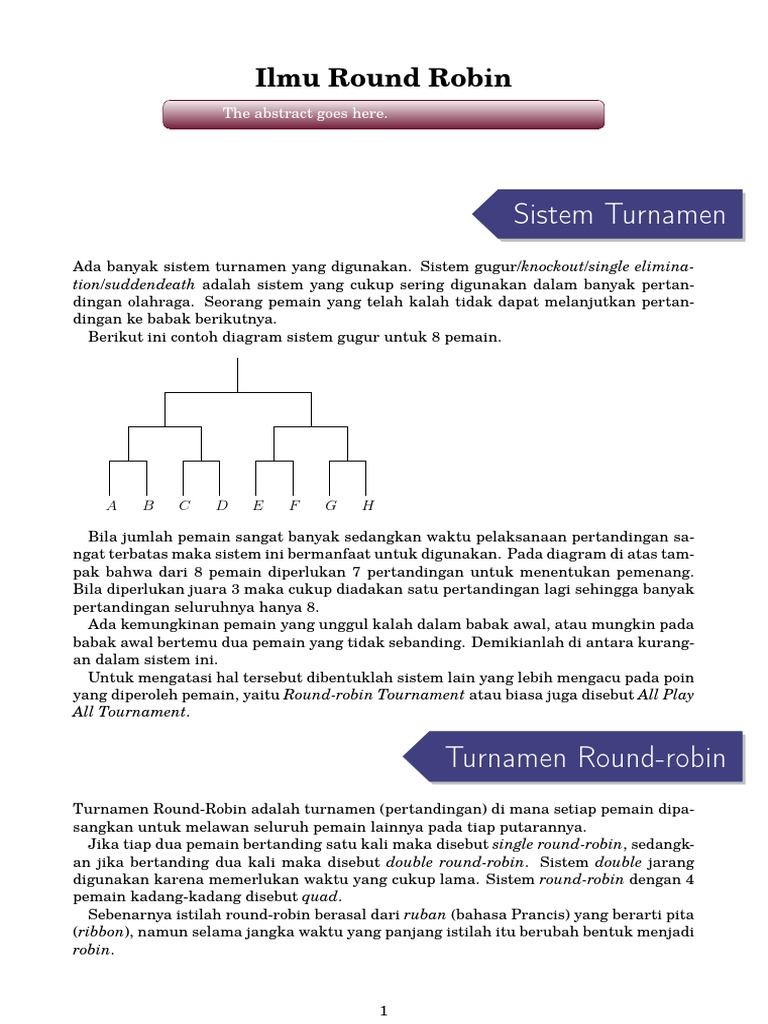 Round Robin | PDF
