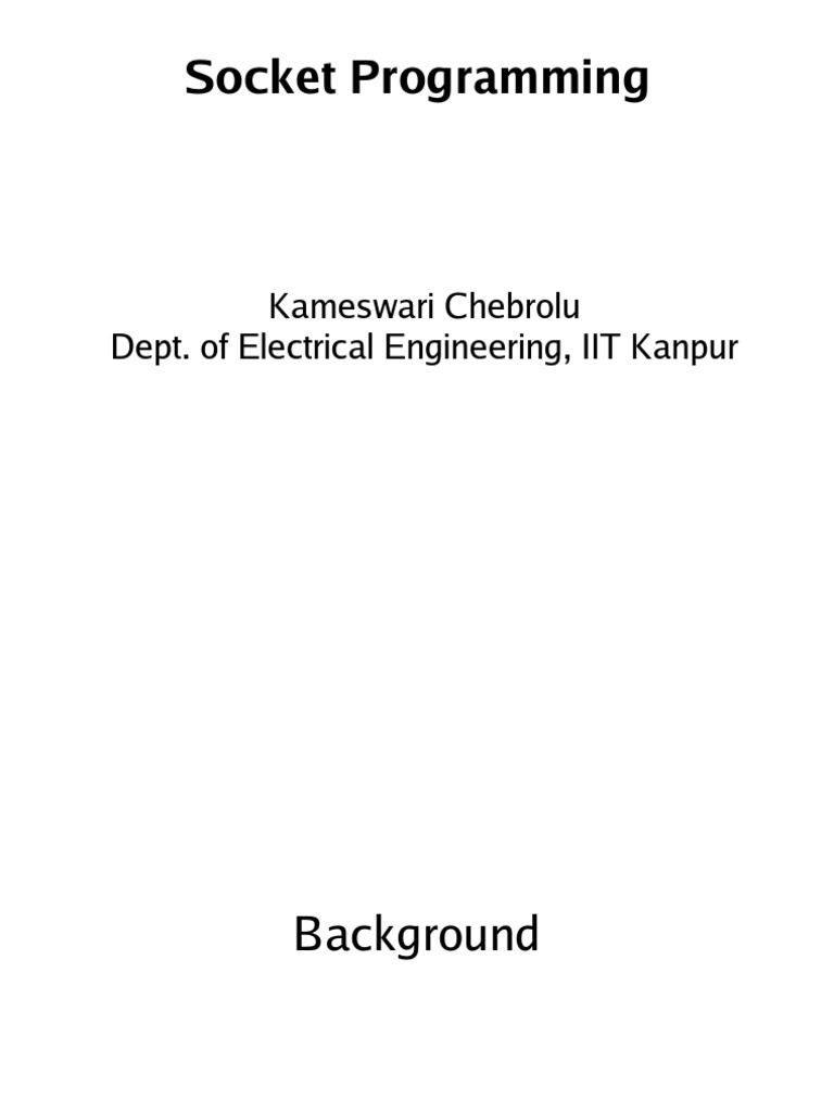 Sockets | Download Free PDF | Network Socket | Port (Computer Networking)