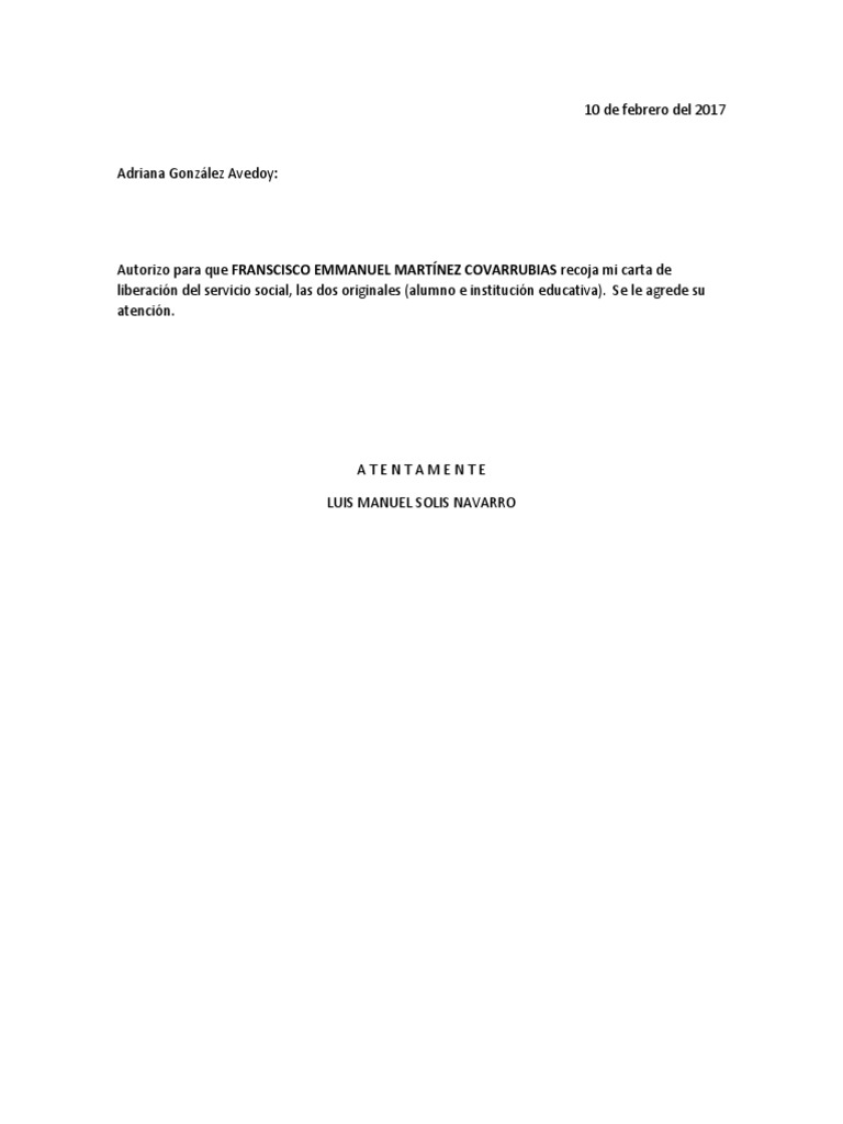 Carta Poder | PDF