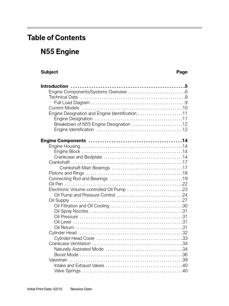 N55 Engine | PDF | Piston | Turbocharger