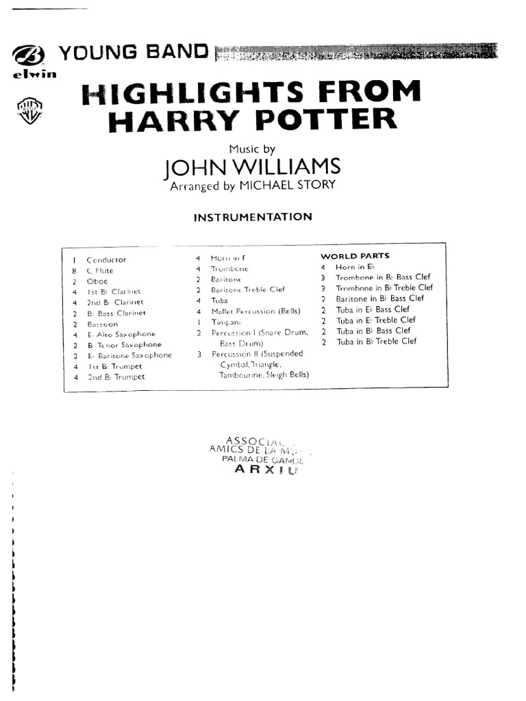 Highlights from Harry Potter Music | PDF | Classical Music | Musical ...