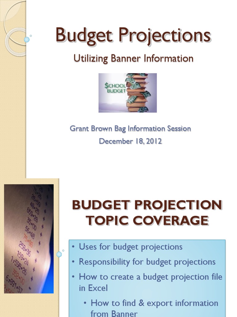 Budget Projections: Utilizing Banner Information | PDF | Payroll ...