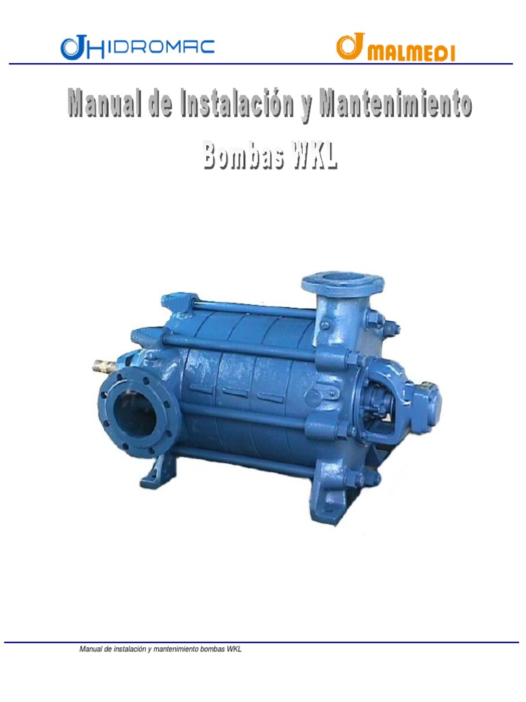 Manual Multietapa WKL Estandar | PDF | Bomba | Refrigeración