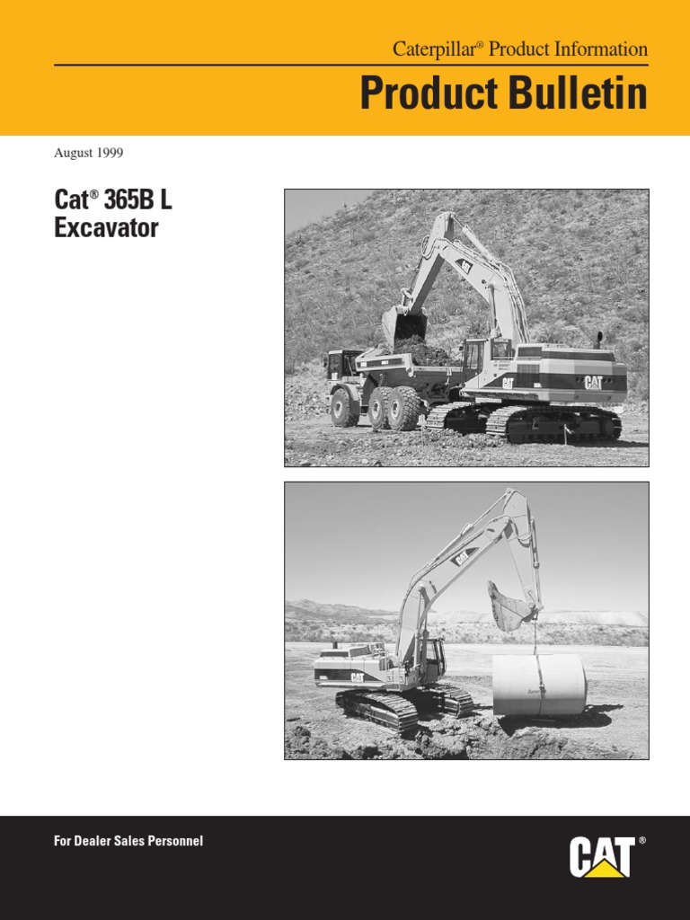 365BL Prod Bulletin (TEJB6080) | PDF | Horsepower | Machines
