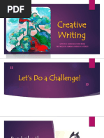 Creative Writing: Quarter 1 - Module 1 | PDF | Verb | Learning